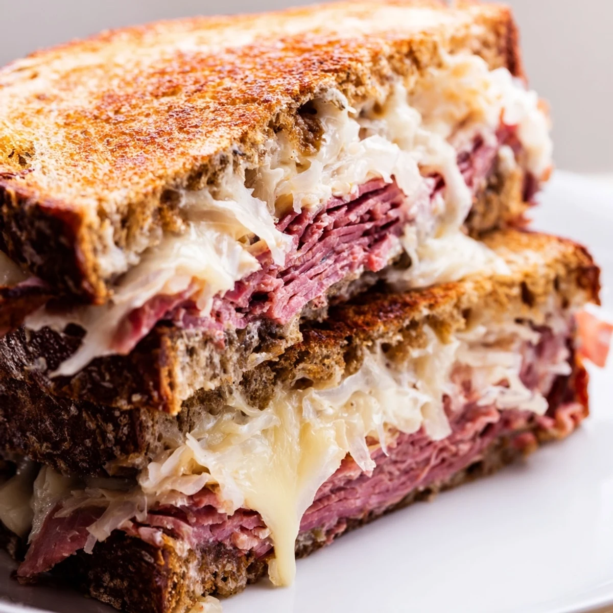 Classic Reuben with Corned Beef & Cheese